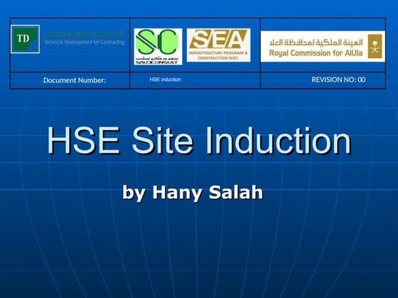 Construction site induction | PPT