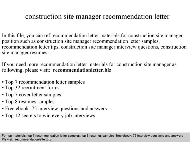 Electrical apprentice recommendation letter | PPT