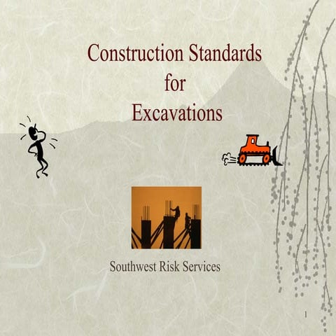 Excavation and trenching safety training | PPTX