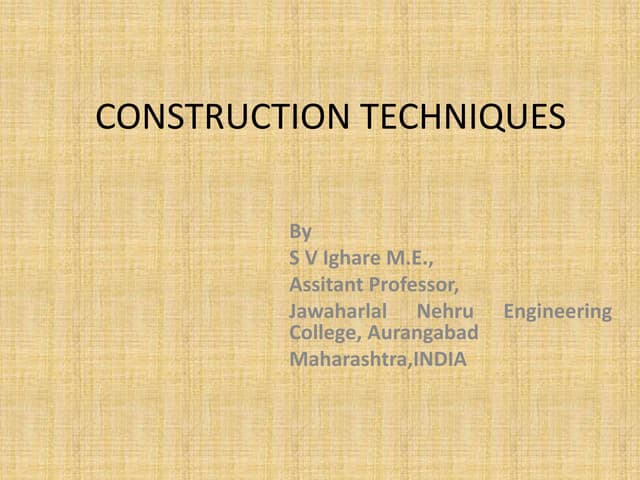 Heavy Construction Equipment Productivity | PPTX