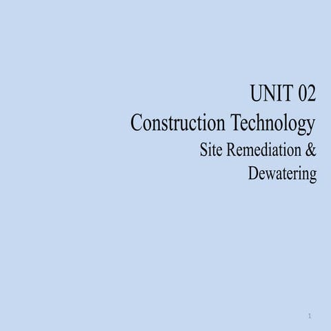 Construction Technology for HND quantity surveying | PPT