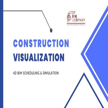 Construction Visualization 4d Bim Scheduling And Simulation Pptx 3 D Graphics Computer