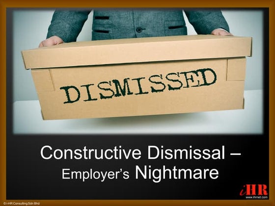 A Guide to Constructive Dismissal in the UK | PDF