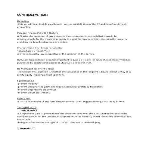 Constructive trust | DOCX