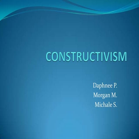 Constructivism | PPTX