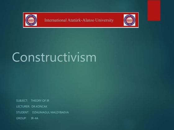 Constructivism Ppt Pptx