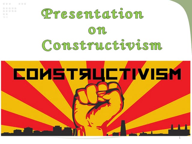 Constructivist Learning theory | PPTX