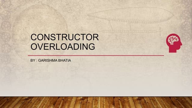 Constructor And Destructor In C Ppt 
