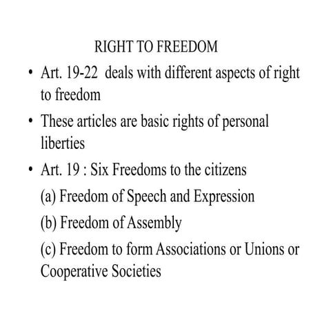 Article 19 (1) (a).pptx article 19 constitution | PPTX