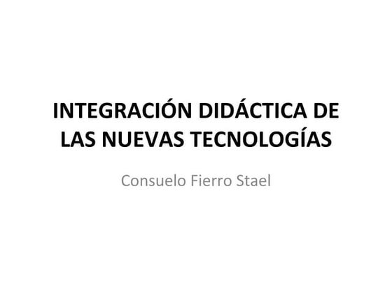 Consuelofierro presentations