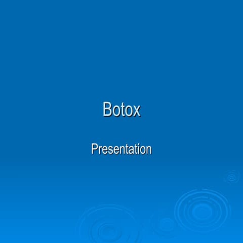 Consult - Botox | PPT