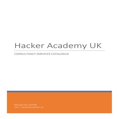 Consultancy Catalogue Hackeracademy Pdf
