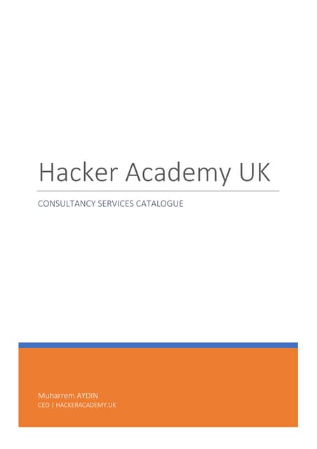 Consultancy Catalogue Hackeracademy Pdf