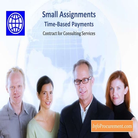 Consultant contract for small assignments – time based | PPTX
