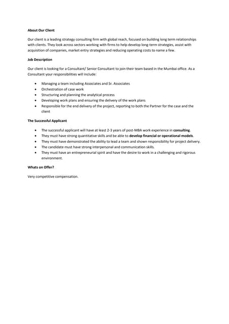 AIA JOB DESCRIPTION | PDF