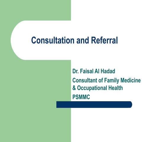 Calgary Cambridge model of consultation | PPT