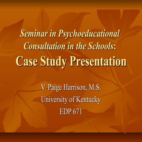 Consultation case study | PPT