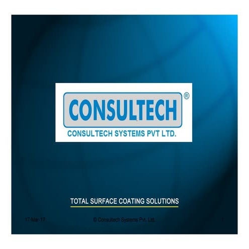 Painting Equipment By Consultech Systems Pvt. Ltd., Pune | PPT
