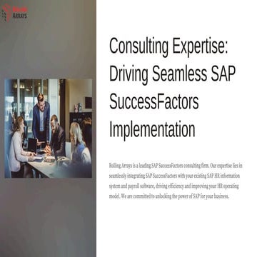 Unlock Business Potential with an SAP Technology Consultant | PPT