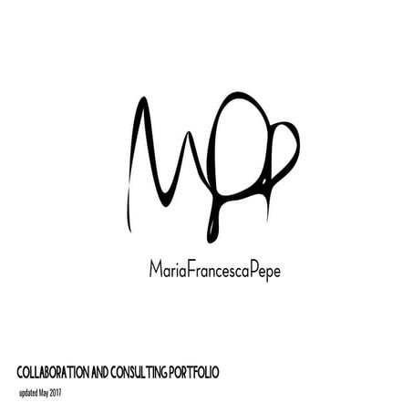 Consulting Portfolio | updated 2017 | PPT