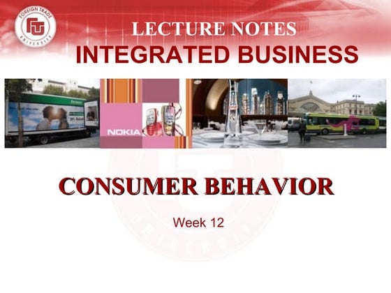 Analysing consumer buying behaviour and industrial buying behaviour | PPT