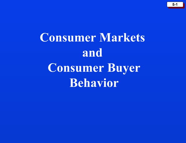 Models of consumer behaviour | PPTX