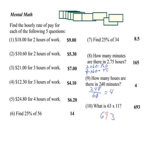 Consumer Math Slides January 7, 2008 | PDF