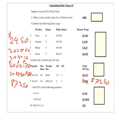 Consumer Math Slides October 17, 2007 | PDF | Personal Taxes | Personal ...