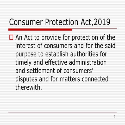 Consumer-Protection-act-2019. Meaning of consumer, fraud that are done ...