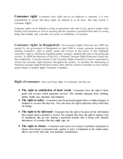 Consumer protection | PDF