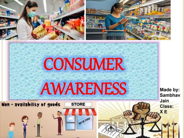 Consumer Awareness | PDF