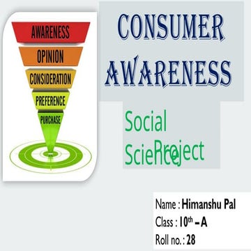 Consumer Awareness | PPTX