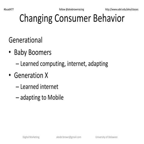 Consumer Behavior: Digital Marketing | PPTX