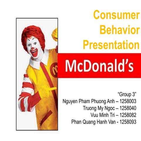 Consumer Behavior presentation | PPT