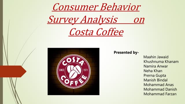 Consumer Behavior ppt | PPT Consumer Behavior ppt | PPT