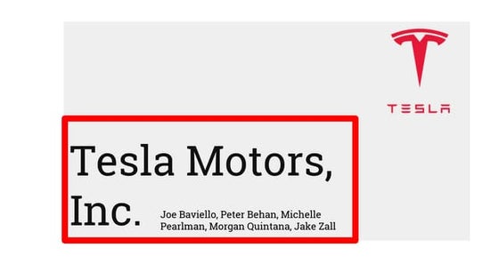 Tesla final presentation ent | PPT