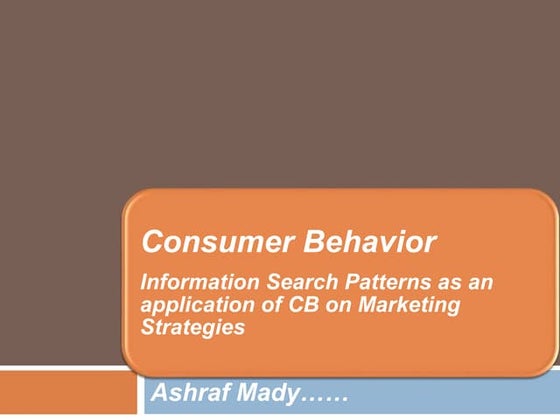 Consumer behavior & Marketing Strategy presentation.pptx