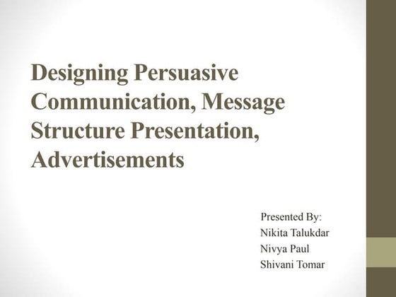 How to structure a presentation. A simple guide. | PPT