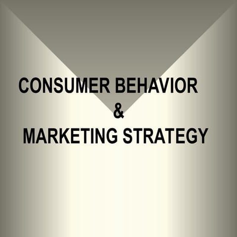 consumer behavior presentation [Recovered].ppt