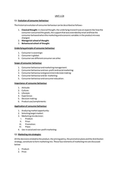 Organisational Behaviour MBA Question Paper | PDF
