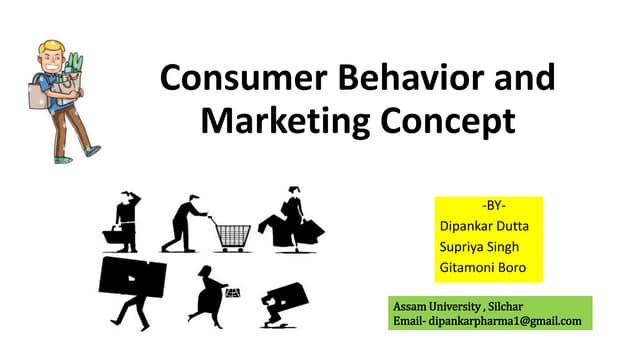 Personality and self concept- Studying Consumer Behaviour | PPTX