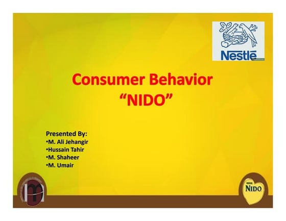 Nestle Nido Pakistan | PPT