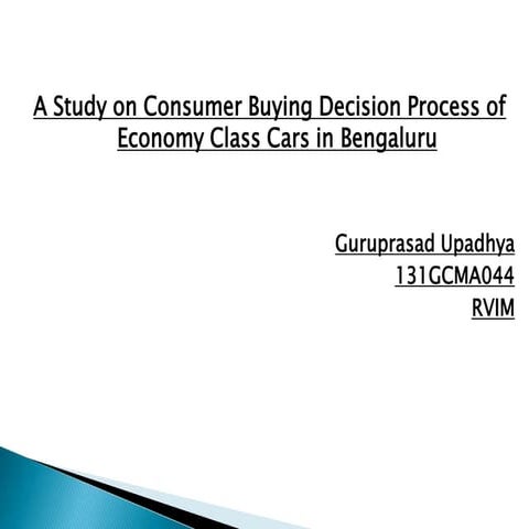 Consumer buying decision process | PPTX