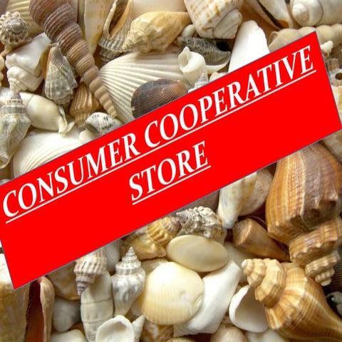 Consumer cooperative stores ppt | PPTX