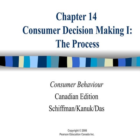 Consumer Decision Making ppt by Schifman | PPT