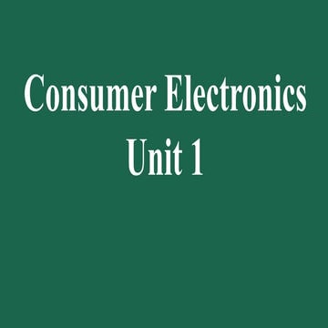 Consumer Electronics Lecture 2 microphone.pptx