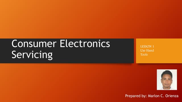 Basic tools and instruments in electronics | PPTX