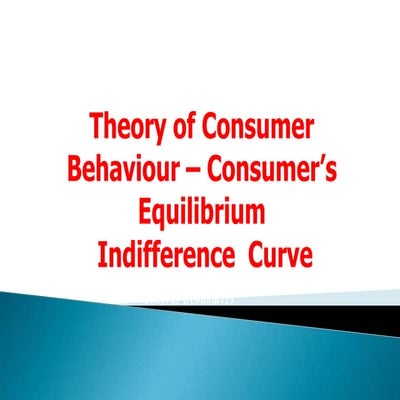 Consumer equalibrium converted | PPTX