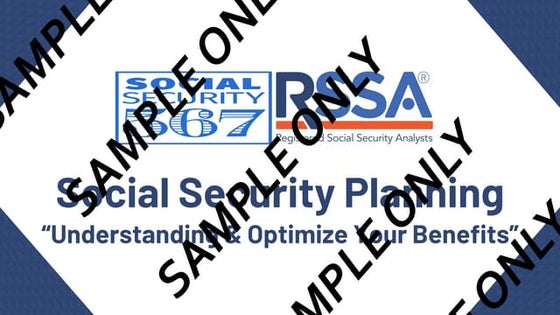 Social Security Planning | PPT