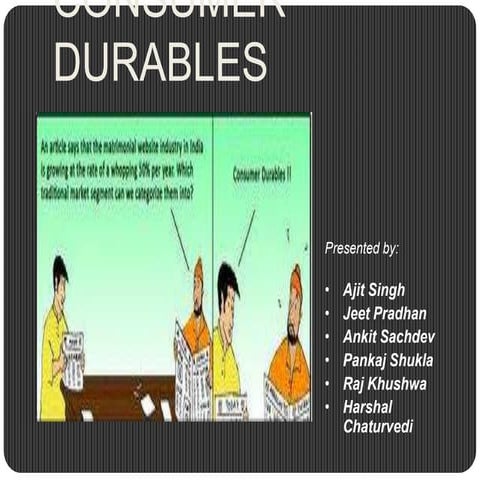 Consumer Durables | PPTX